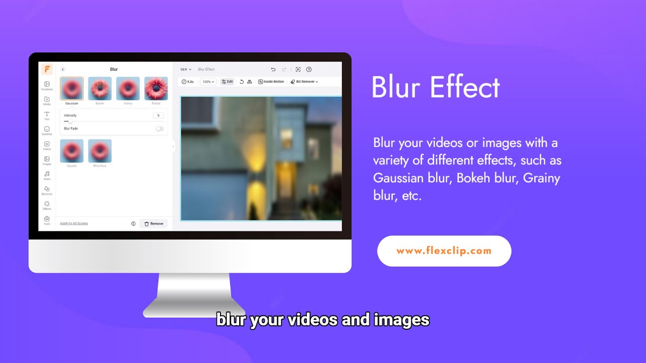 How to Blur Your Videos and Images with FlexClip - YouTube