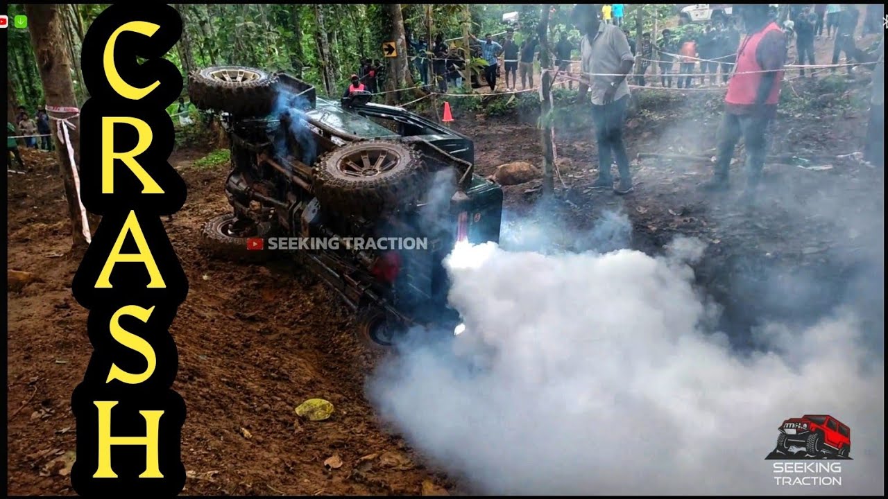4X4 GYPSY CRASH | R&T 4X4 OFFROAD CHALLENGE | KOTTAYAM 2022 - YouTube