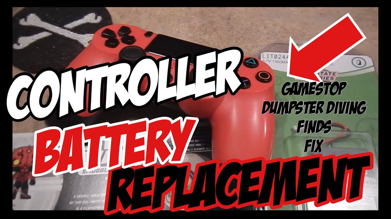 CONTROLLER BATTERY REPLACEMENT - YouTube