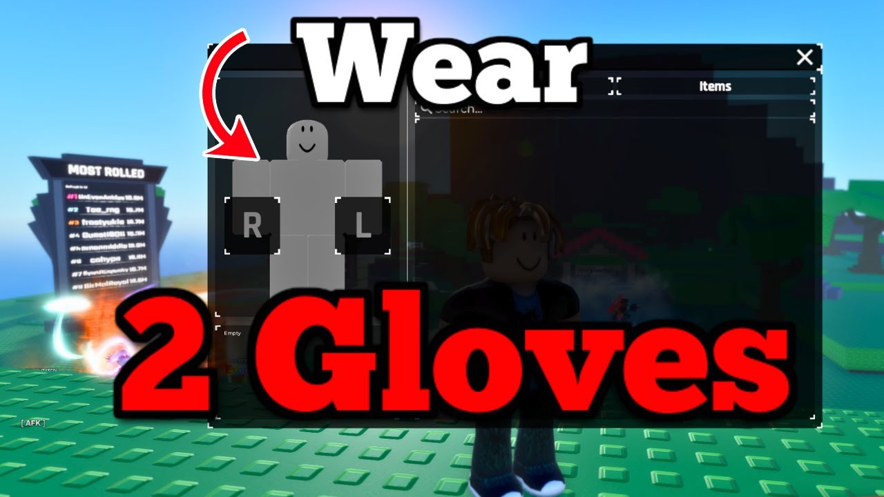 How to Wear Two Gloves in Sols Rng Roblox *Working 2024* - YouTube