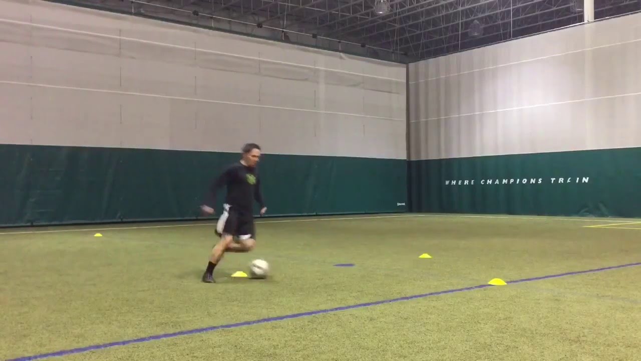 Triangle Movement Cut to Sprint Out - YouTube