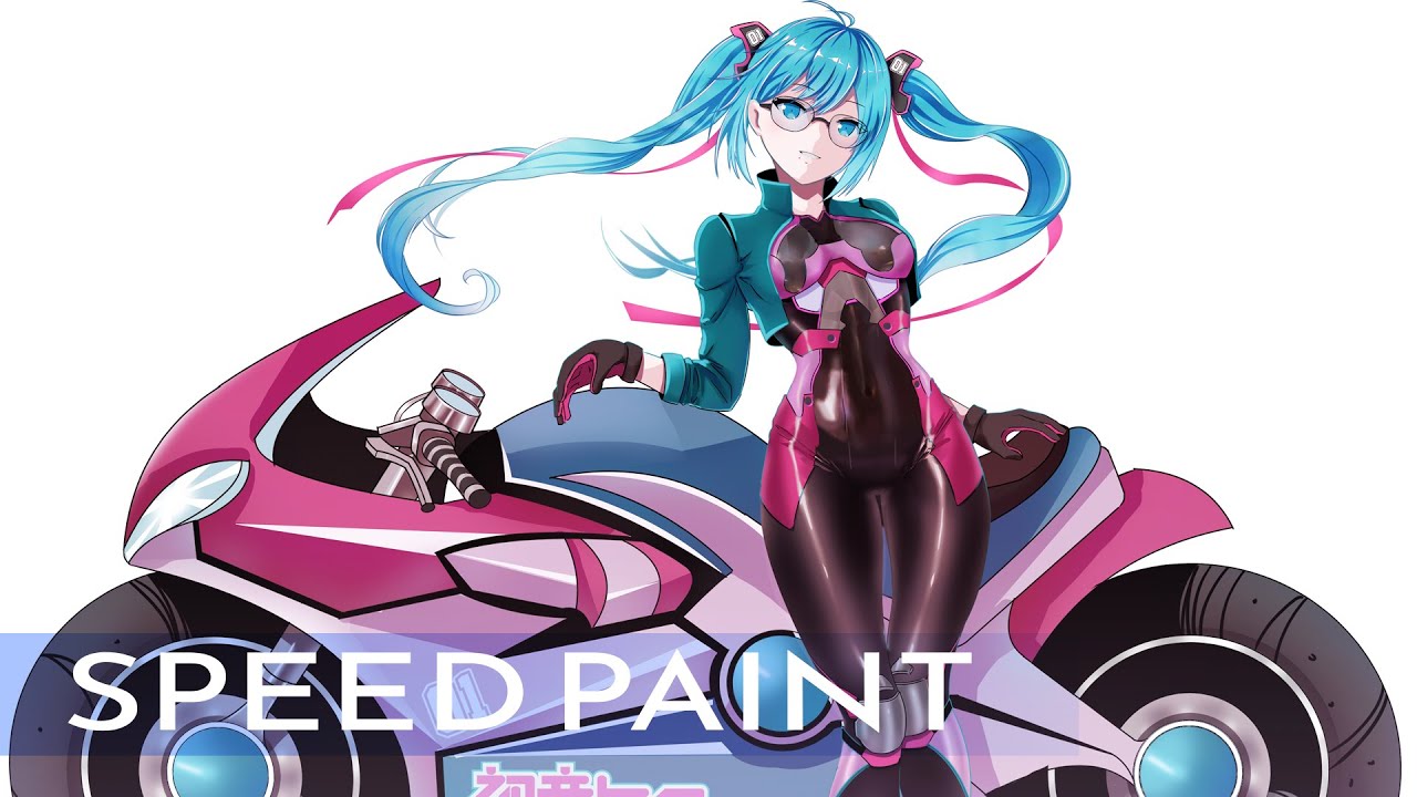 HATSUNE MIKU | Speedpaint【CLIP STUDIO PAINT】 - YouTube