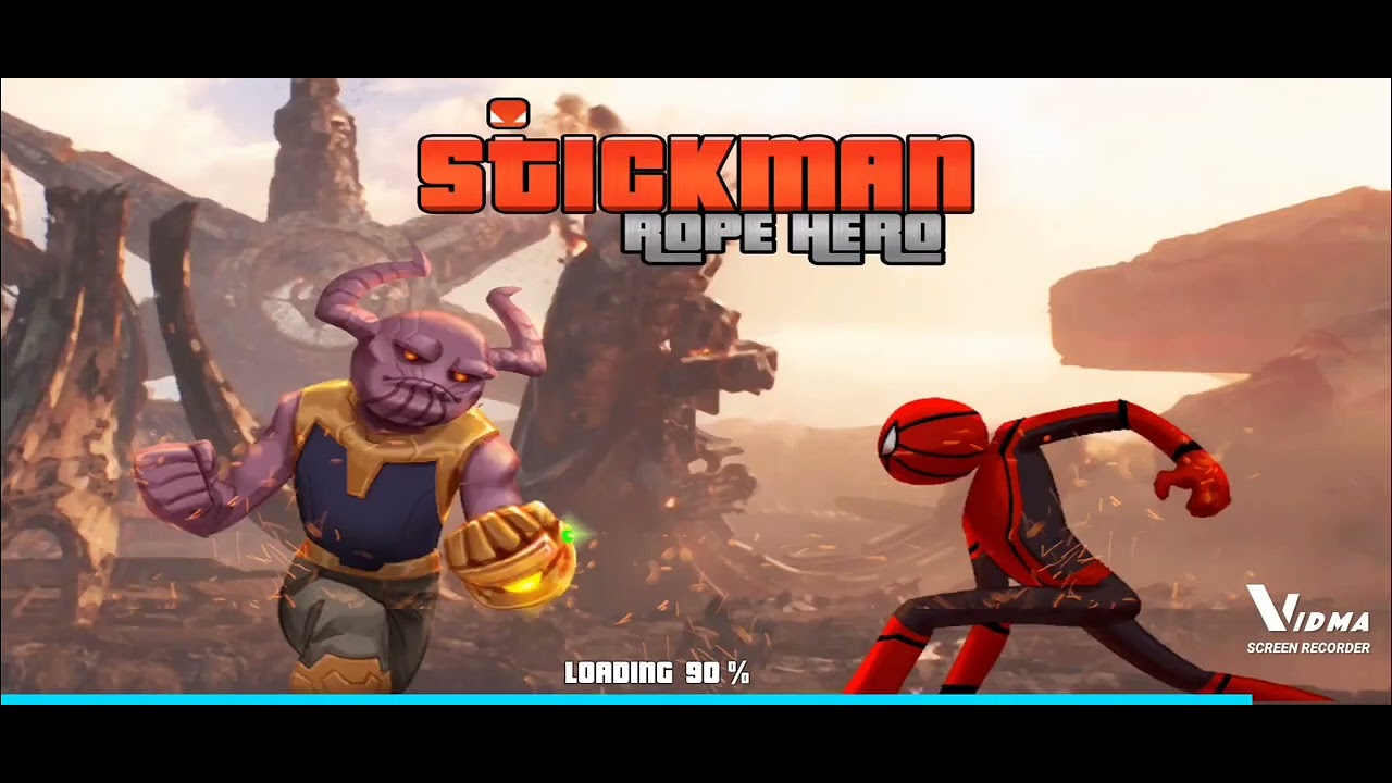 Spider Stickman Rope Hero : Reach points and defeat zombies - YouTube