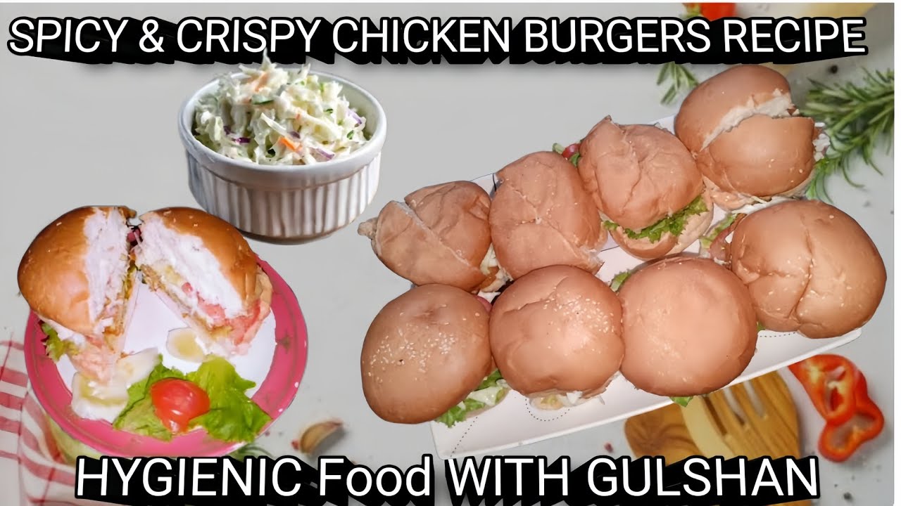 SPICY & CRISPY CHICKEN BURGER RECIPE | IFTAAR SPECIAL RECIPE | BY ...