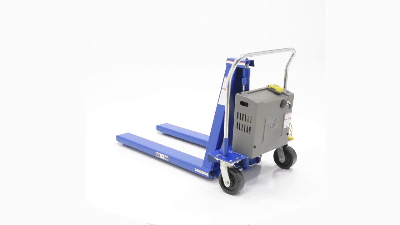 HIGH RISE LIFT TRUCK DS-HIPM-2748-DC - YouTube