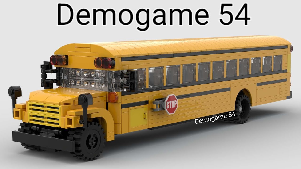 MOC LEGO GMC School Bus (VERSION 3) - YouTube
