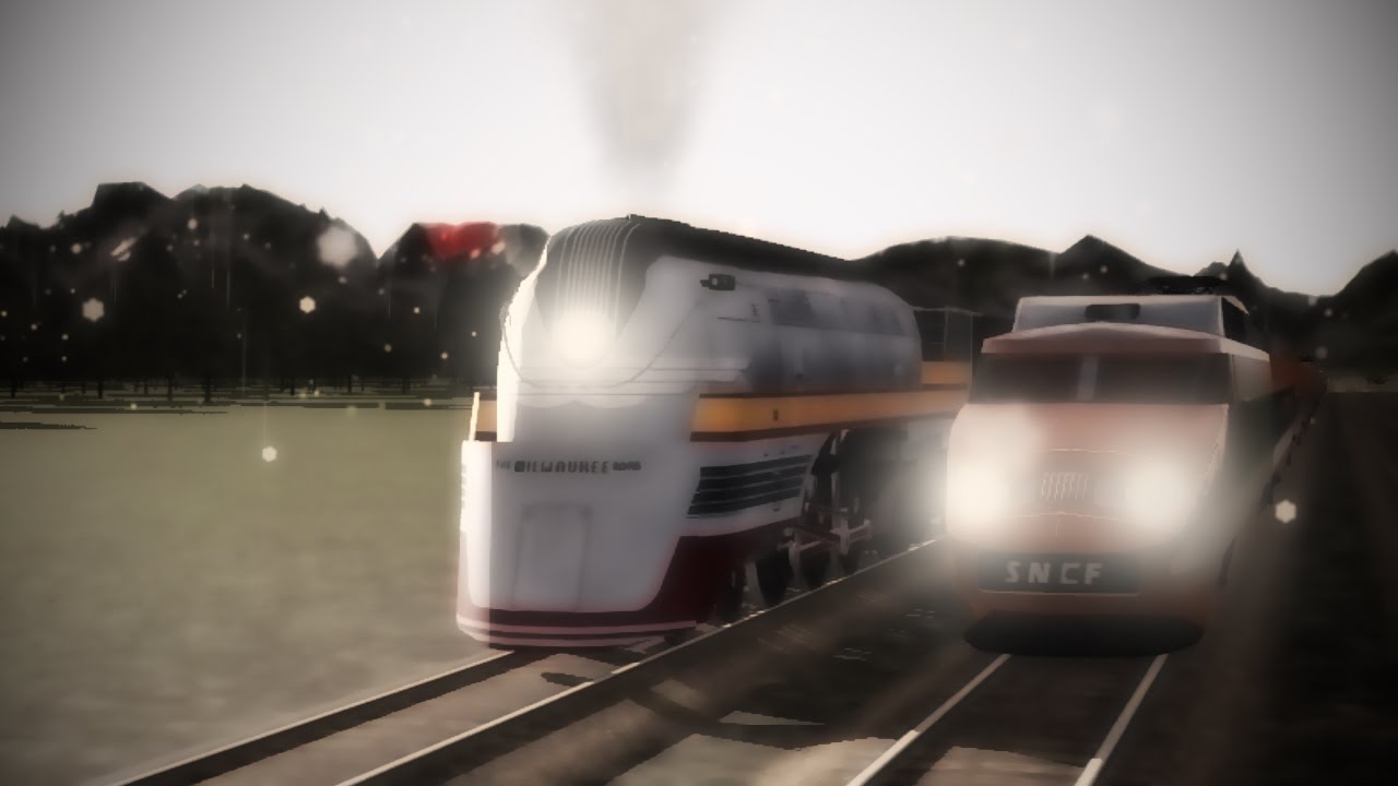 Milwaukee Railway (MILW) F7 vs SNCF TGV in Trainz 2019 - YouTube