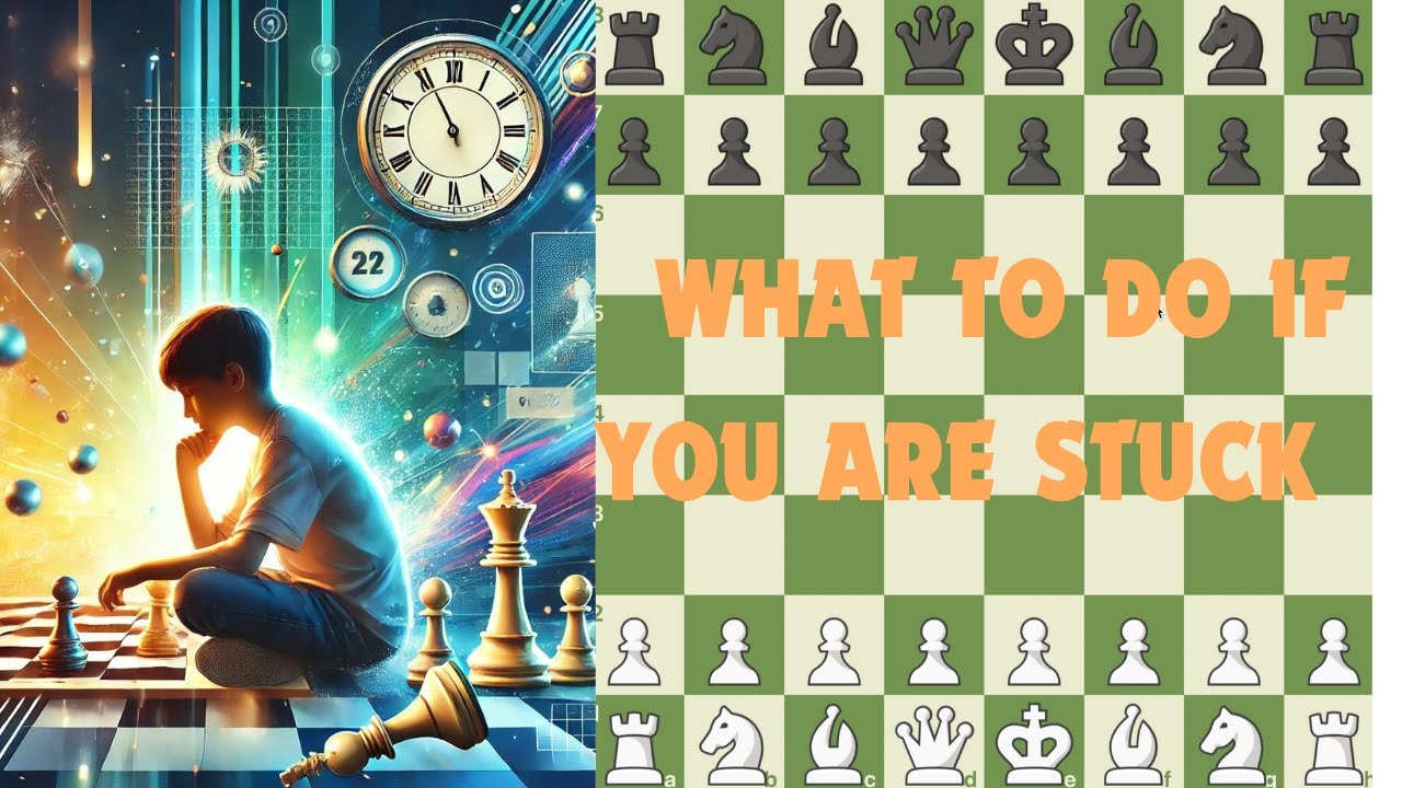 WHAT TO DO IF YOU GET STUCK CHESS LESSON 14 - YouTube