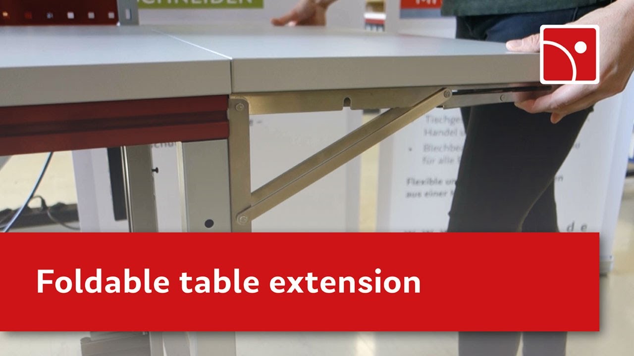 Rocholz foldable table extension ENG - YouTube