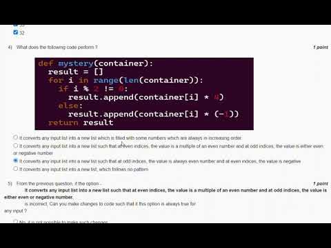 NPTEL THE JOY OF COMPUTING USING PYTHON WEEK 3 ASSIGNMENT 3 ANSWERS ...