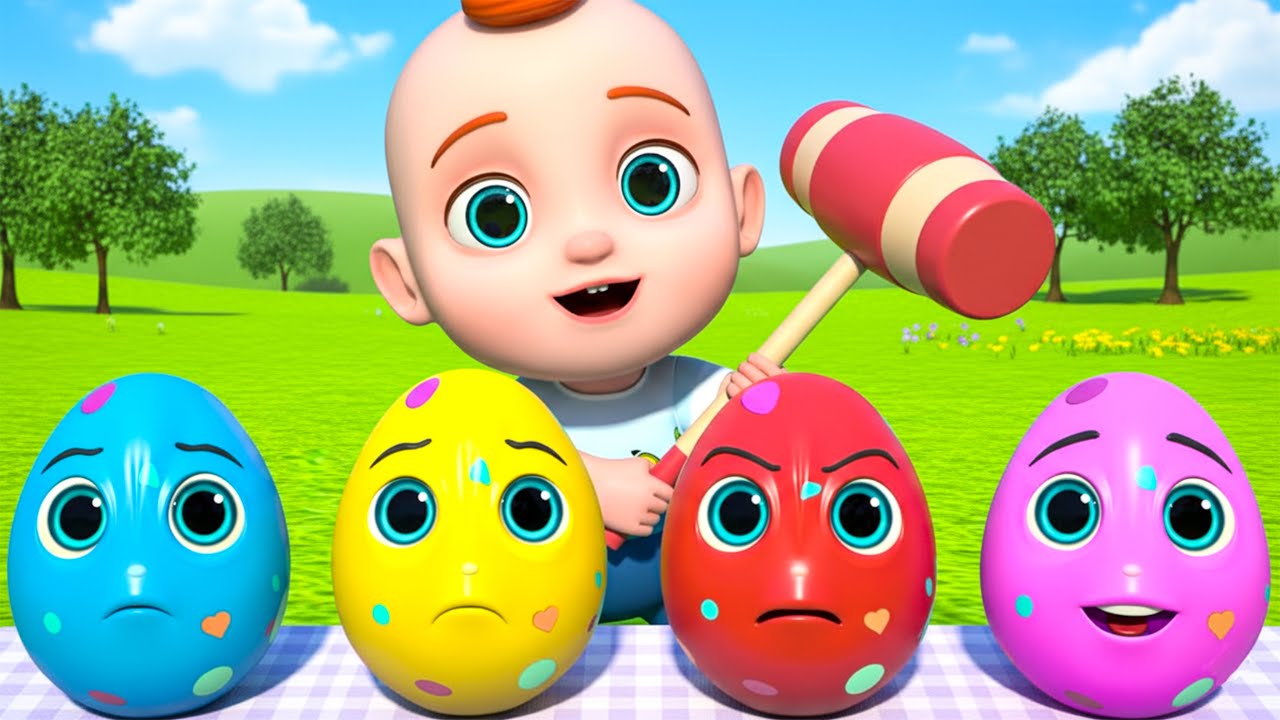 🥚 Humpty Dumpty Sat on a Wall 🎶 | Nursery Rhymes for Kids | Fun 3D ...