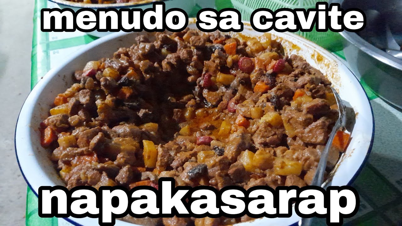bakit napakasarap ang menudo sa cavite/ paano ito gawin - YouTube