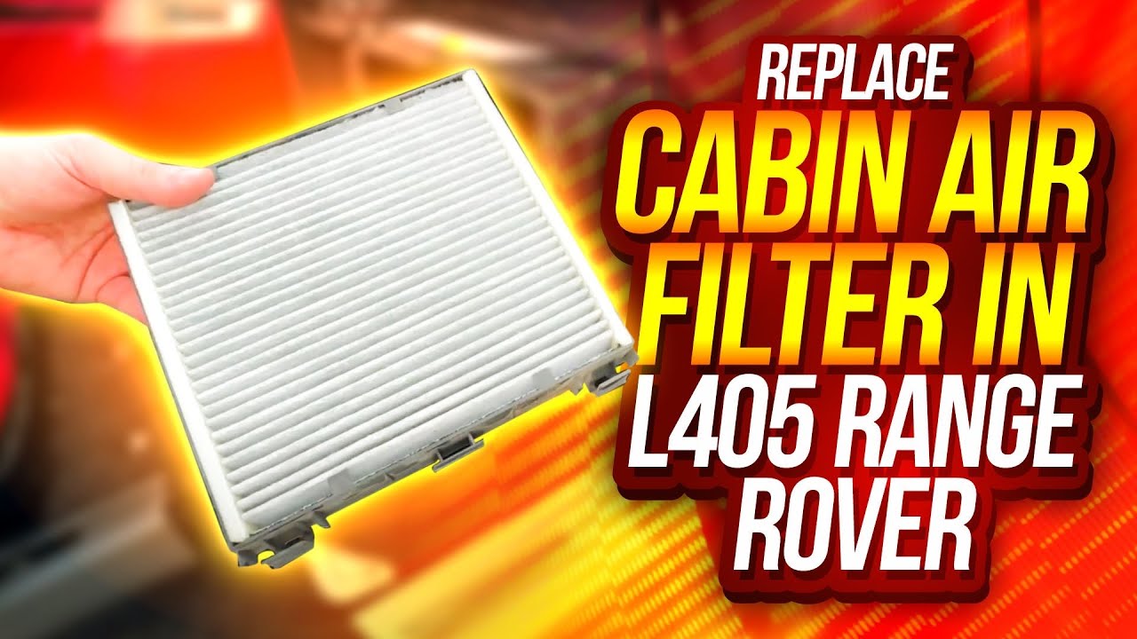 Tutorial: Replace cabin air filter in L405 Range Rover 2013-2021 - YouTube