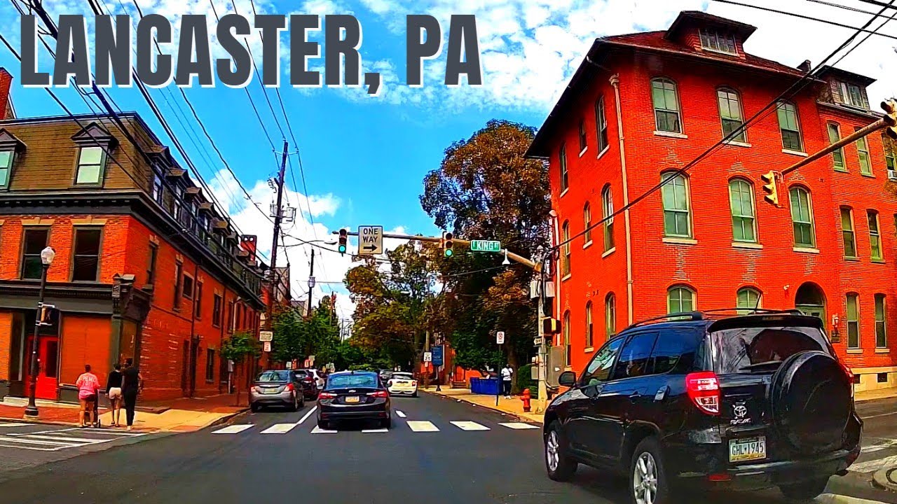 (5) Driving Through the Historic City of Lancaster, PA on US 222 ...