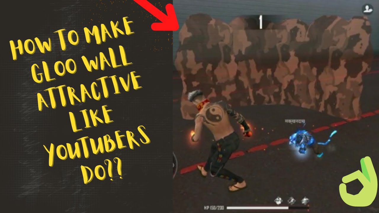 HOW TO MAKE GLOO WALL MORE ATTRACTIVE LIKE YOUTUBERS 🙄 GLOO WALL TIPS ...