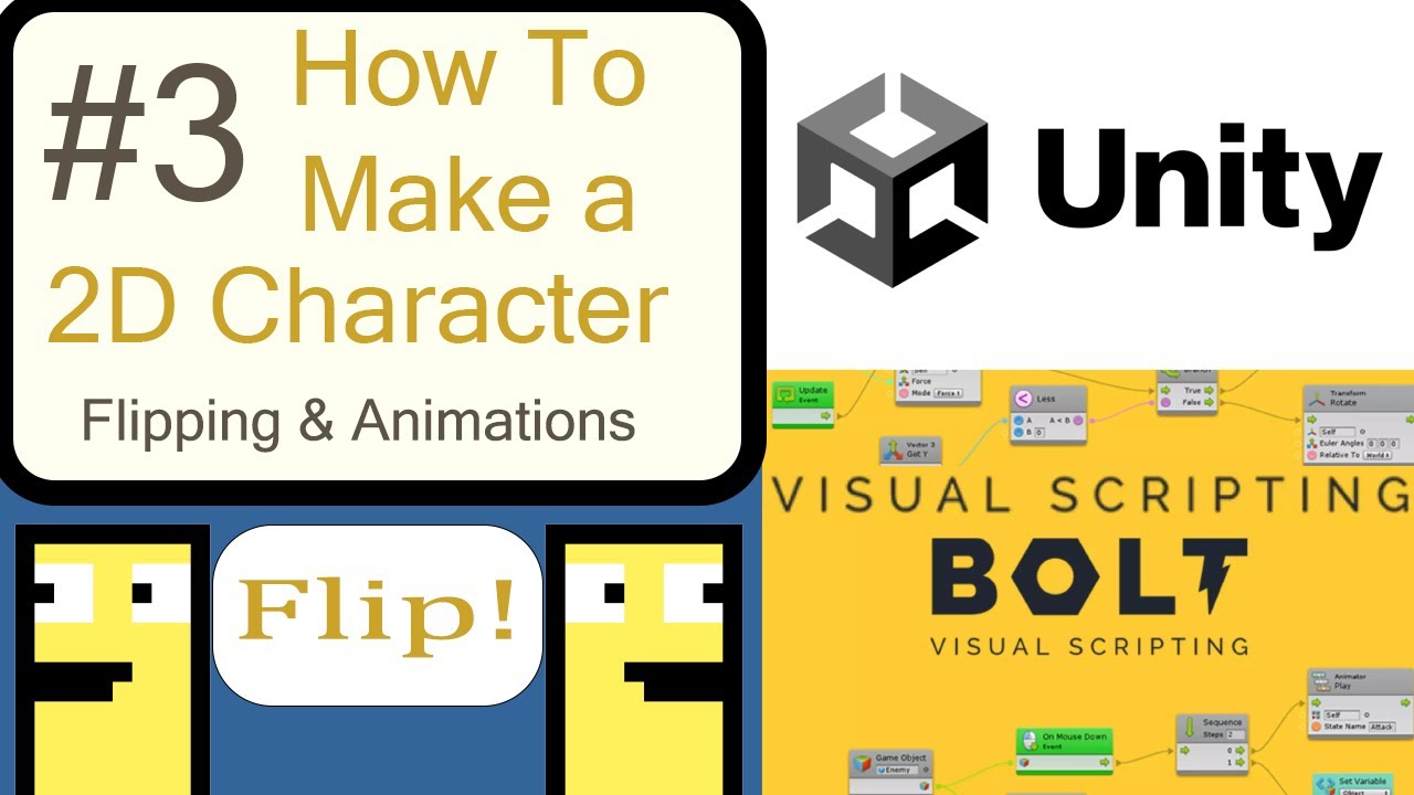 How To Flip And Animate A 2d Character In Unity And Visual Scripting 8393