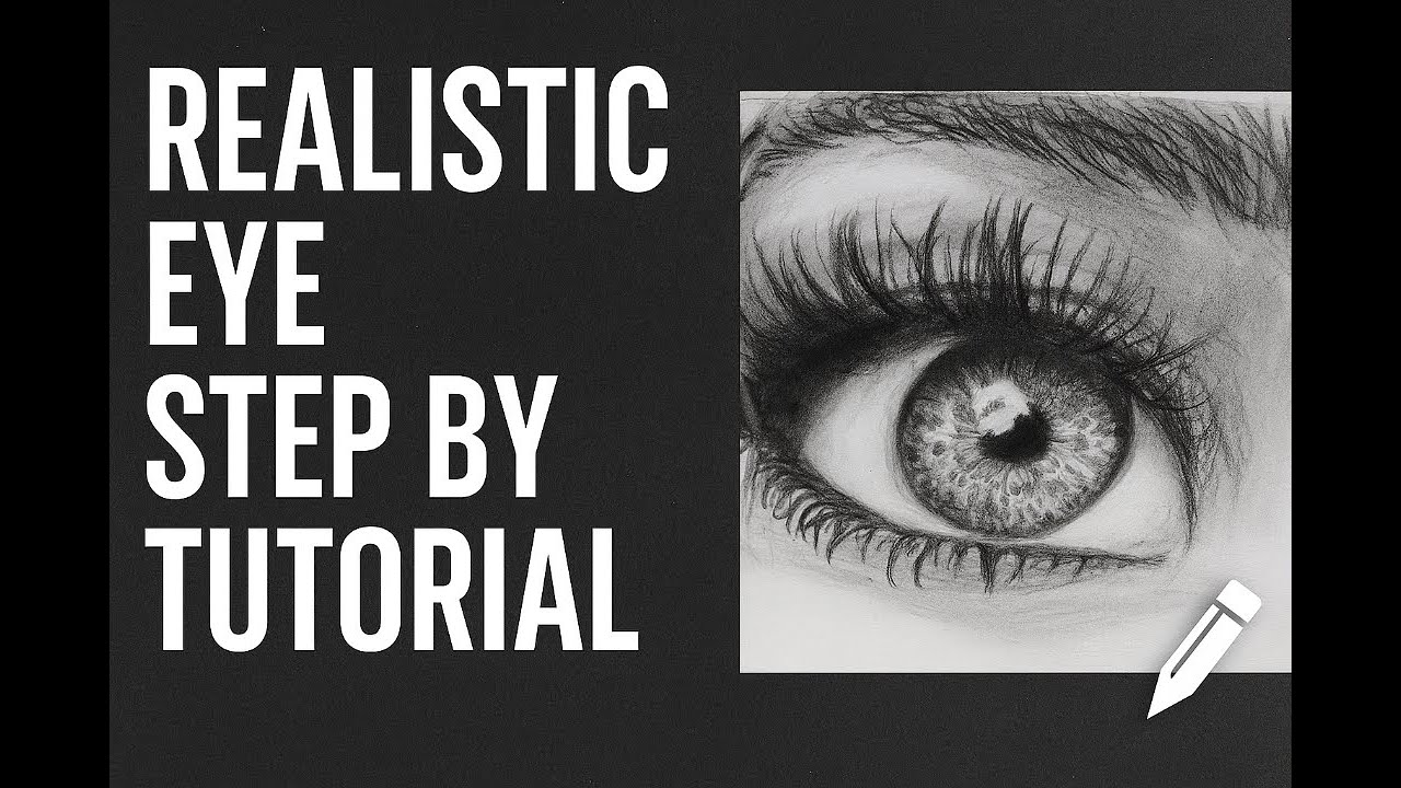 How to Draw a Realistic Eye | Step by Step Pencil Drawing Tutorial for ...