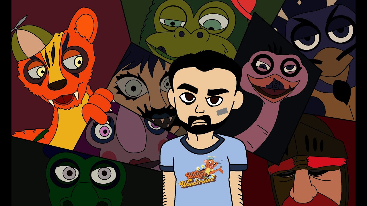 Willy's Wonderland (2021 but Cutout) "All Fight and Scene" - YouTube