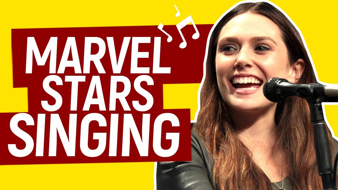 Exclusive: Marvel actors sing amazing - YouTube