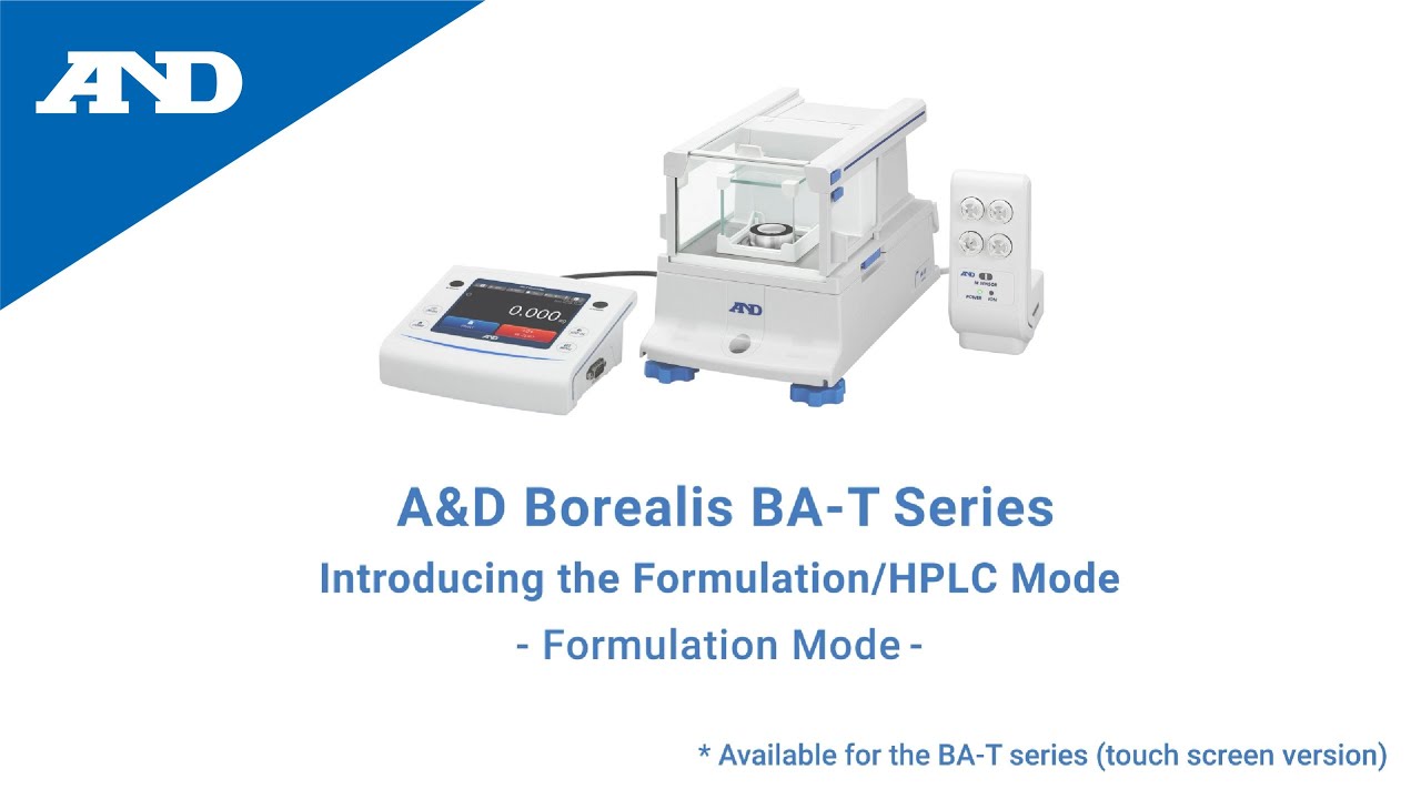 Introducing the formulation mode | BA-T Series - YouTube