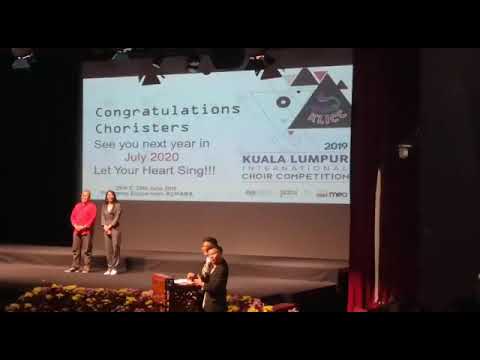 SK Convent Kajang International Choir Competition 2019 - Winner ...