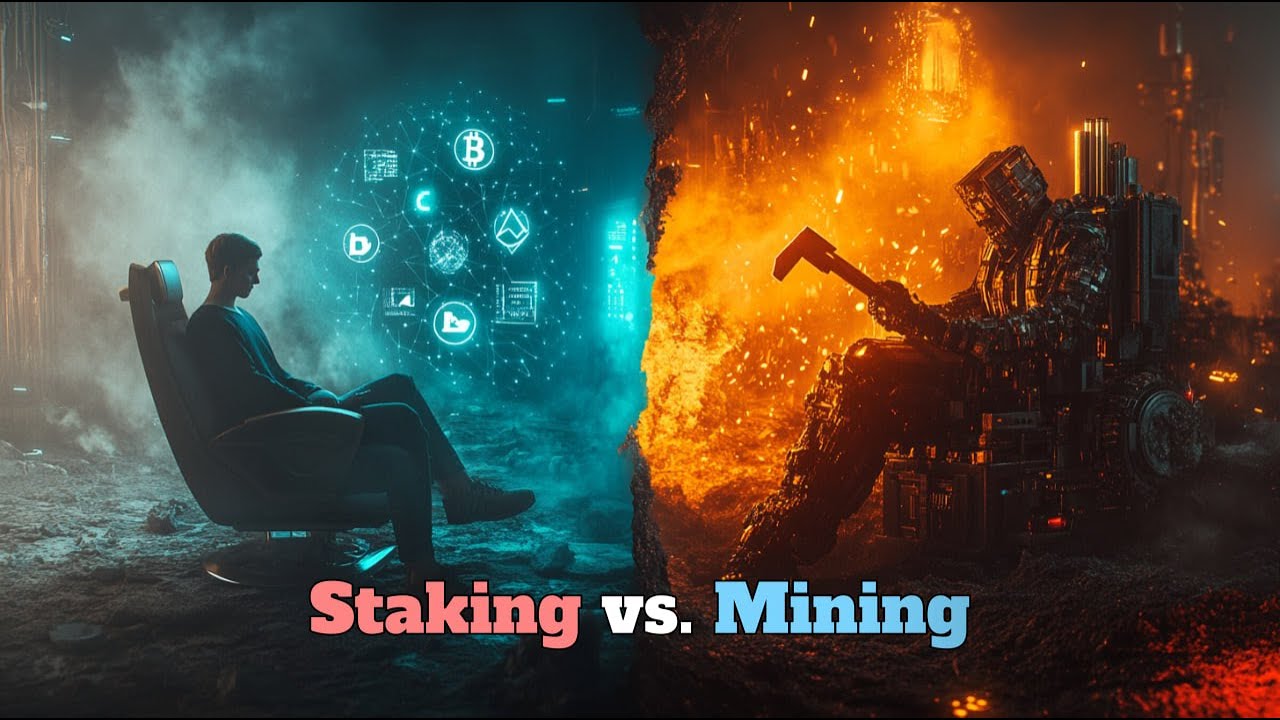 Staking vs. Mining: Crypto’s Profit Showdown! - YouTube