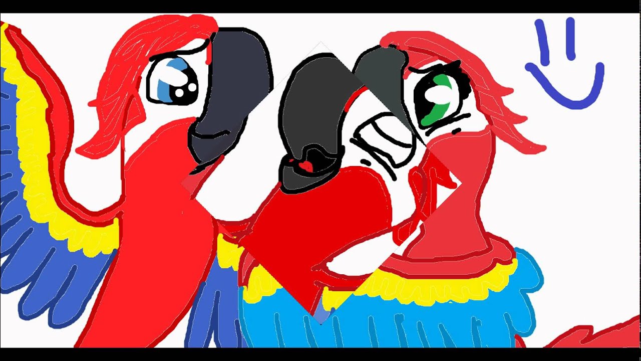 Mis OCs De Rio 2 Hechos En Paint - YouTube