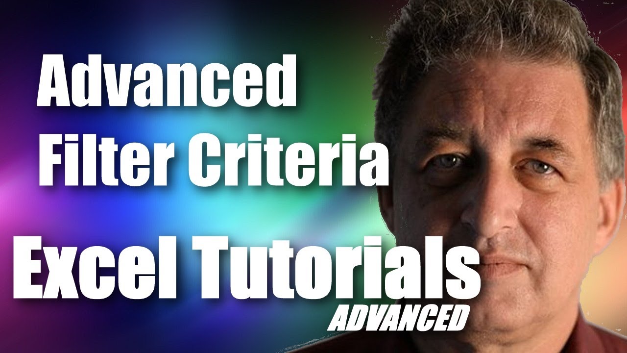 25 Excel 365 Tutorial Advanced Advanced Filter Criteria YouTube 25-excel-365-tutorial-advanced-advanced-filter-criteria-youtube
