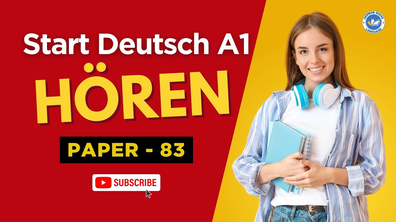 Start Deutsch A1 Exam Modelltest || Paper - 83 || German Language A1 ...