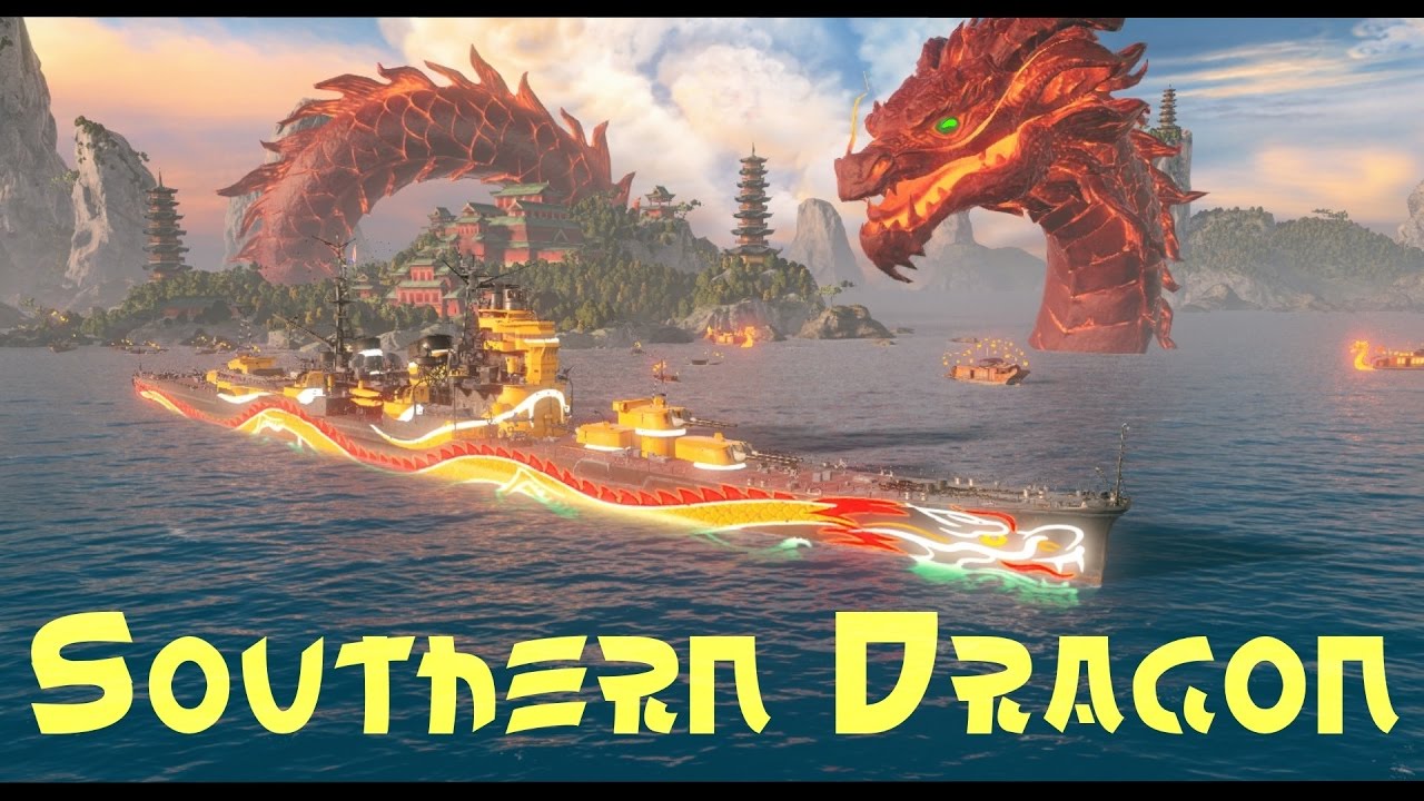 Southern Dragon Myoko 167K DMG || World of Warships - YouTube