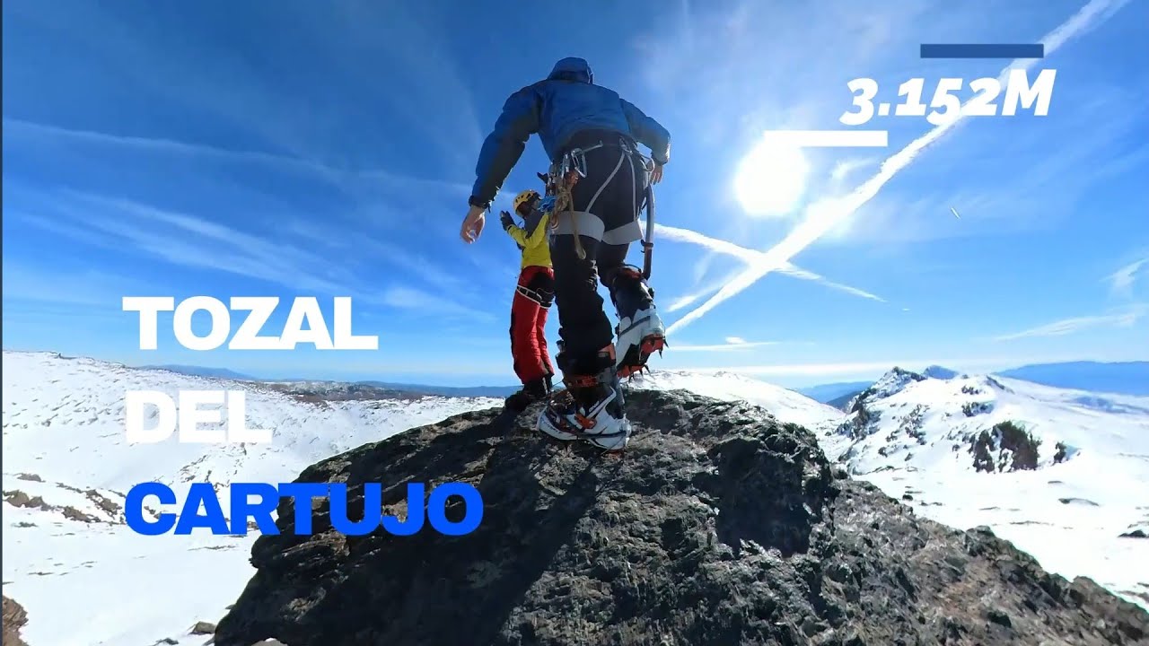 ⛷️ Arista del CARTUJO, con esquís. Hoya de Mora - Cartujo y Pradollano ...