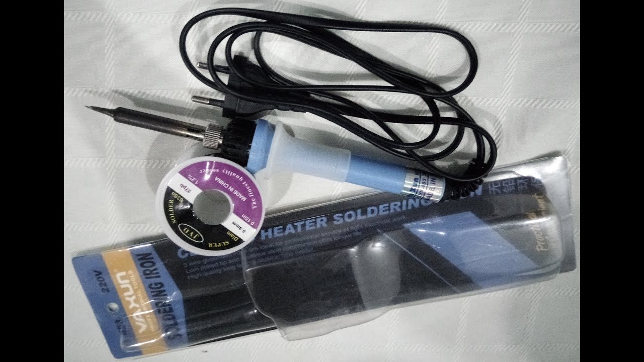 تعرف على كاوية اللحام بالقصدير و الفلكس لصيانة الأجهزة الإلكترونية ...