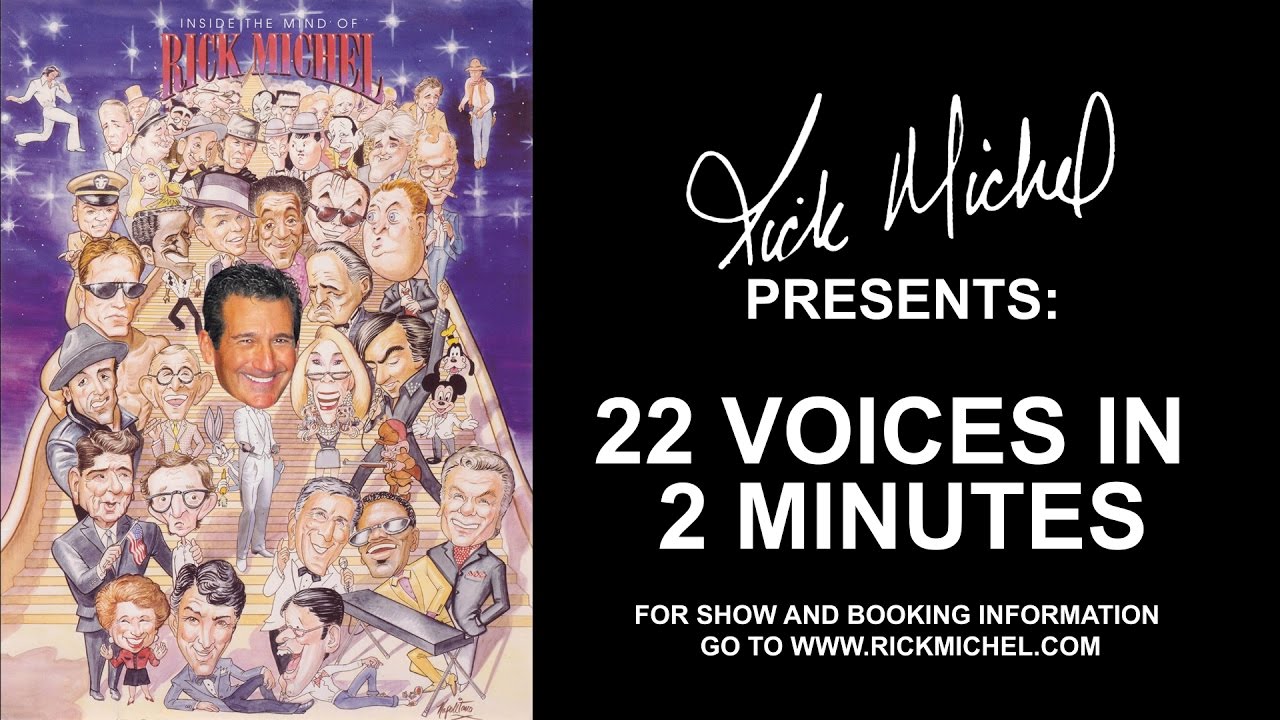 Rick Michel 22 Voices in 2 Minutes - YouTube
