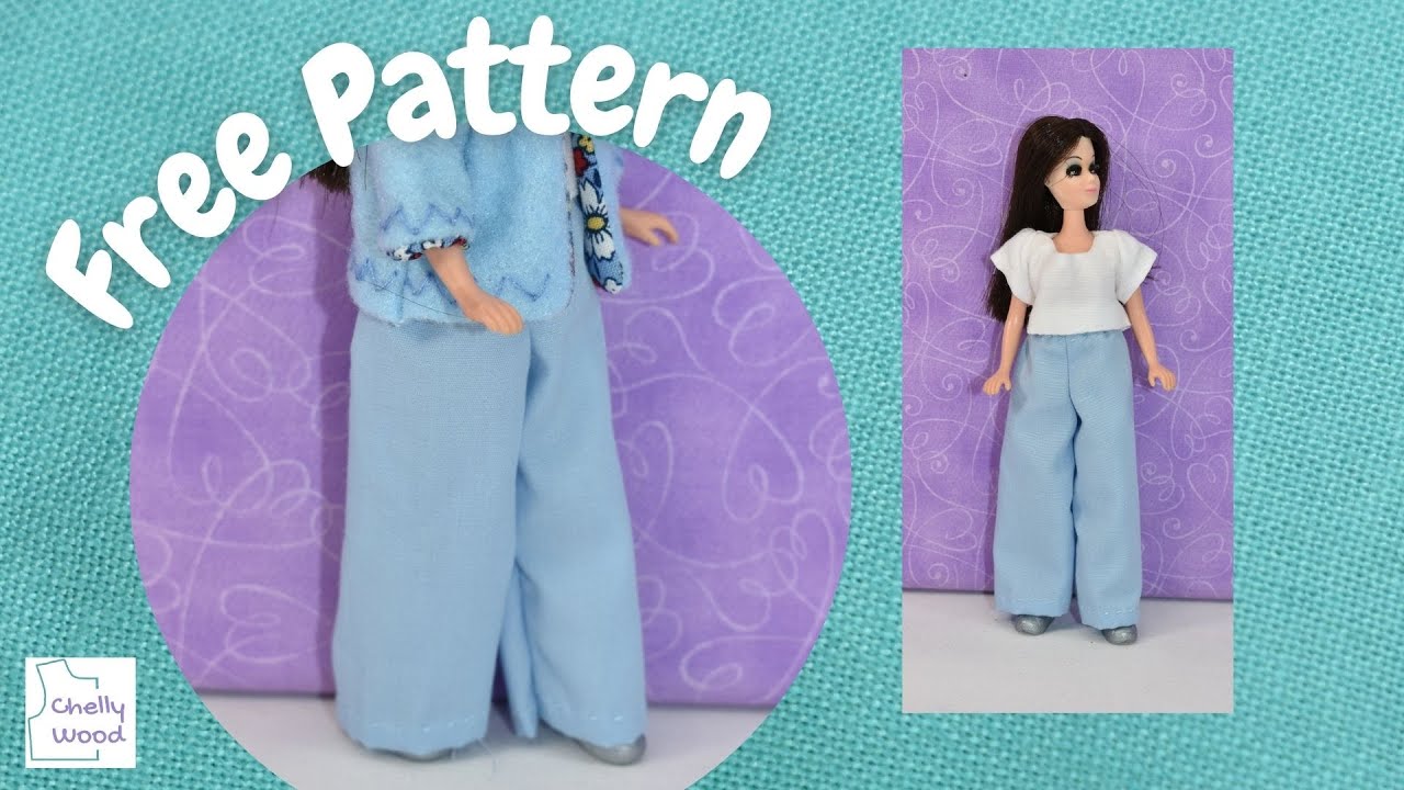 Free Doll Clothes Patterns: Pants for Topper Dawn or Palitoy Pippa or ...