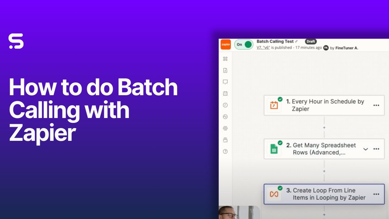 How to do Batch Calling with Zapier - YouTube