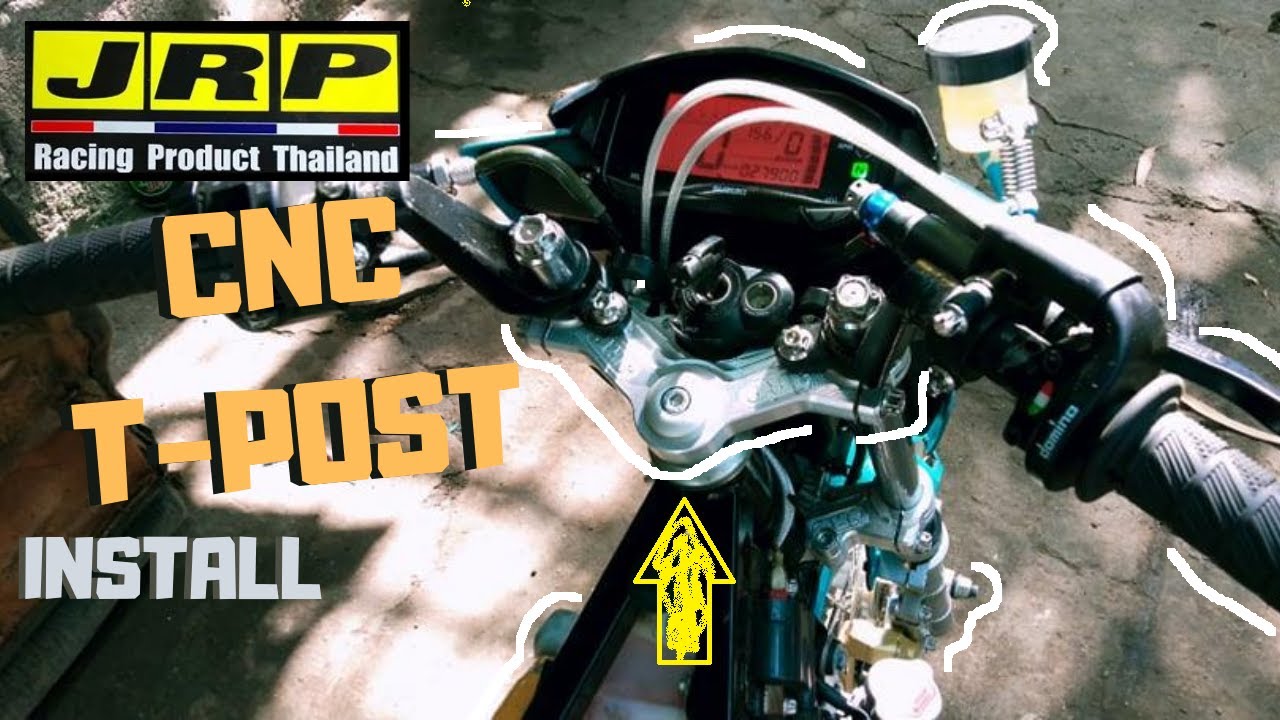 JRP CNC T-POST Install | Raider 150 FI | Street Bike Project - YouTube