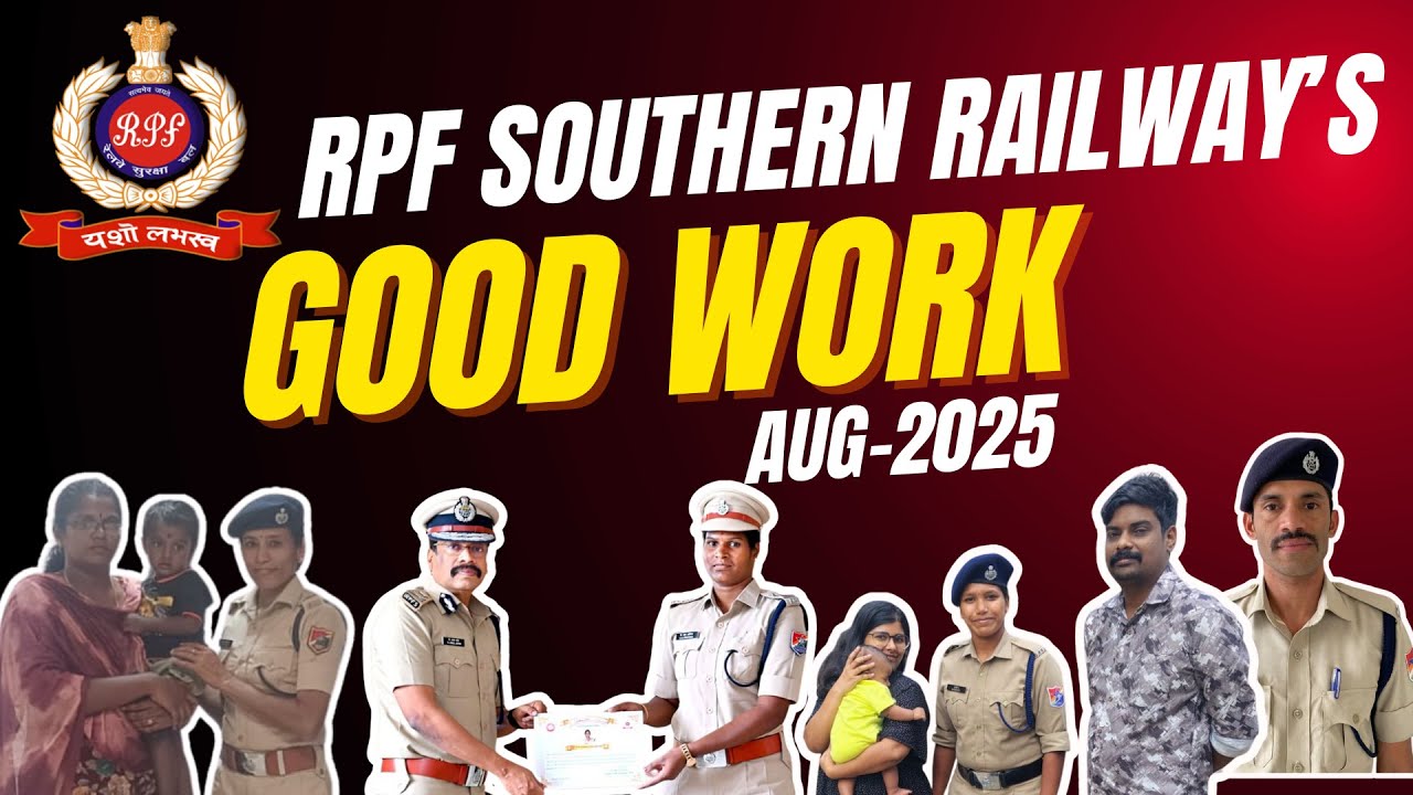 RPF SR's GOOD WORK AUG-25 (MALAYALAM VERSION) - YouTube