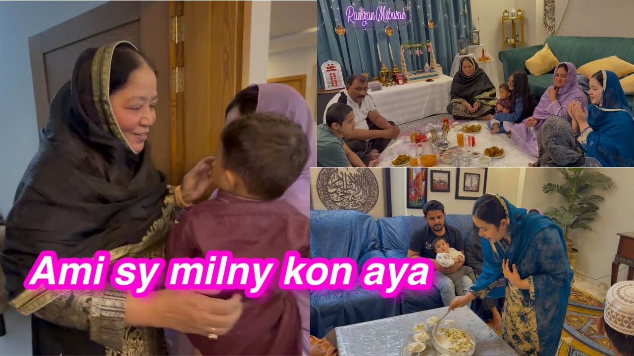 Ami ka pehla din hmary sath | kon milny aya | room ky new curtains finally | Sitara yaseen vlog ...