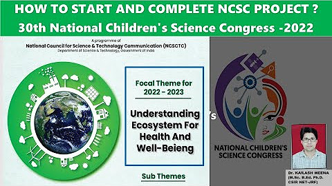 NCSC NATIONAL CHILDREN SCIENCE CONGRESS PROJECTS, IDEAS EVERYTHING ...