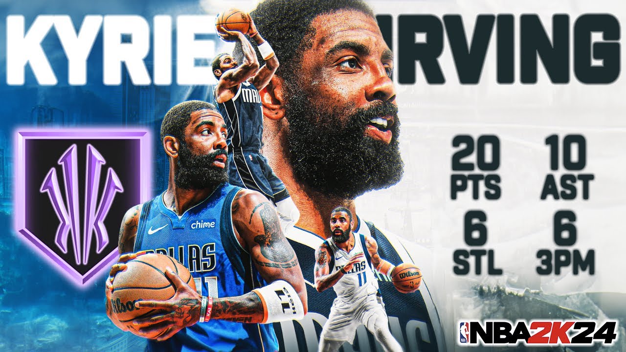 This PLAYOFF Kyrie Irving build is UNCLE DREW in THE REC on NBA 2K24 ...