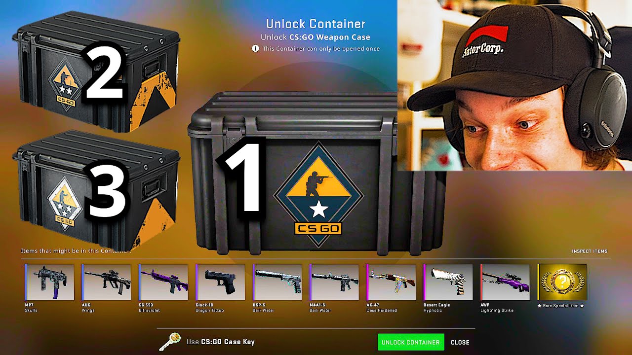 opening weapon case 1, 2, 3 - YouTube