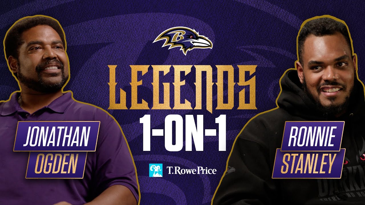 Legends 1-on-1 with Hall of Famer Jonathan Ogden and All-Pro Ronnie Stanley | Baltimore Ravens ...