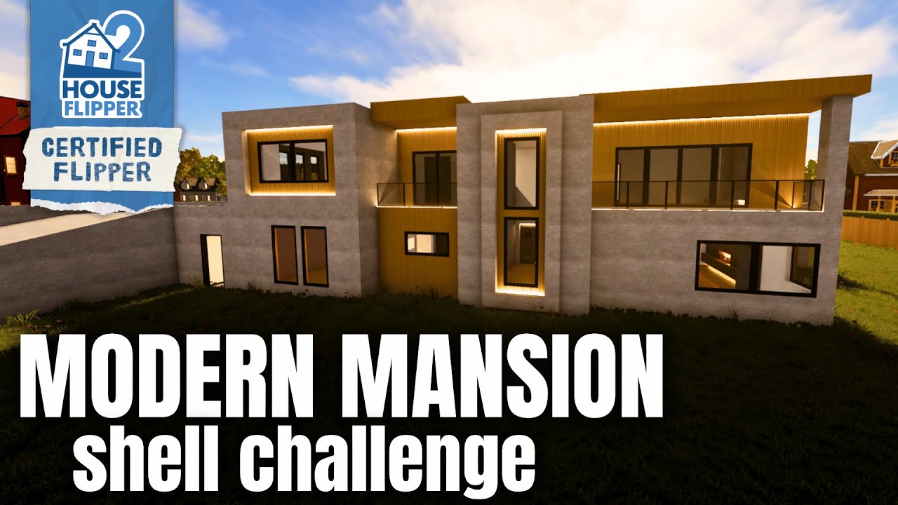 From Shell to Showpiece! Modern Mansion Build in House Flipper 2 # ...