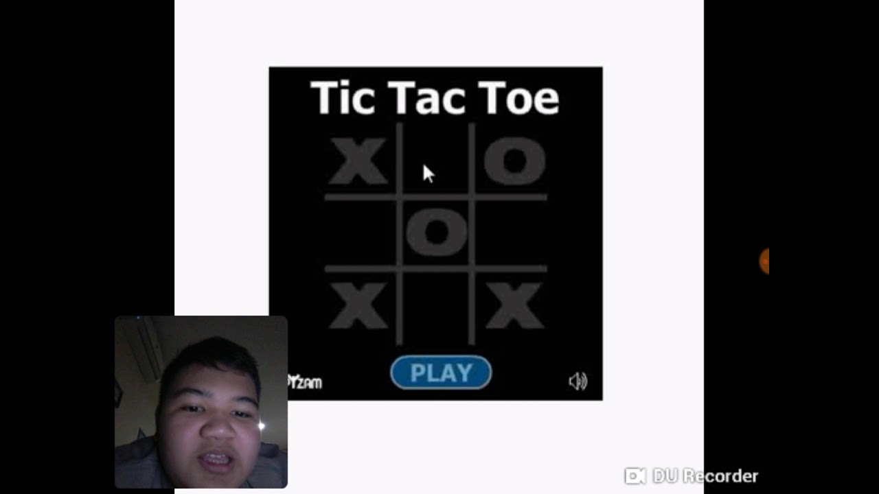 Scary tic tac toe reaction - YouTube