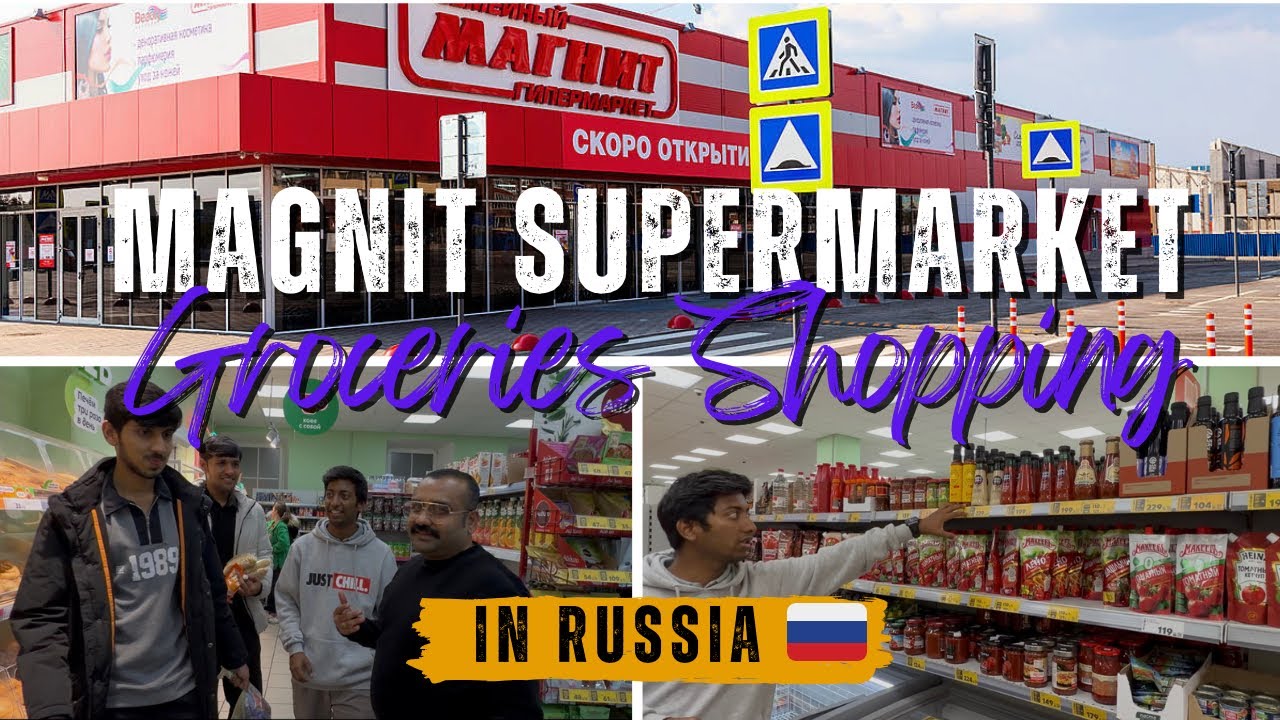 🛒 Exploring MAGNIT Supermarket in Russia 🛍️ - YouTube
