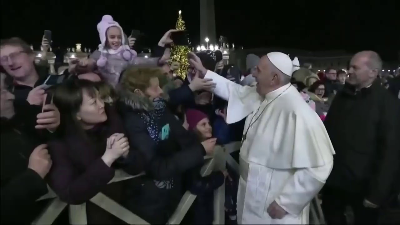Pope slaps hand (Directed by Robert B. Weide) - YouTube