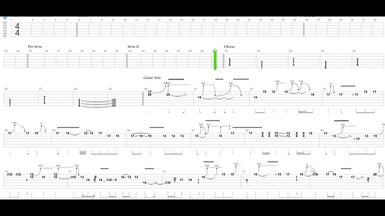 This I Love Tab by Guns N Roses + Guitar only + Guitar tab - YouTube