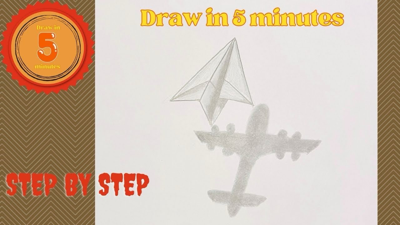 How to draw an airplane ️ | how to draw for beginners | easy drawing ...