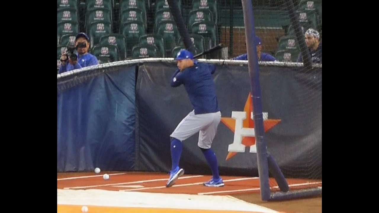 George Springer...batting practice...Blue Jays vs. Astros...4/17/23 ...