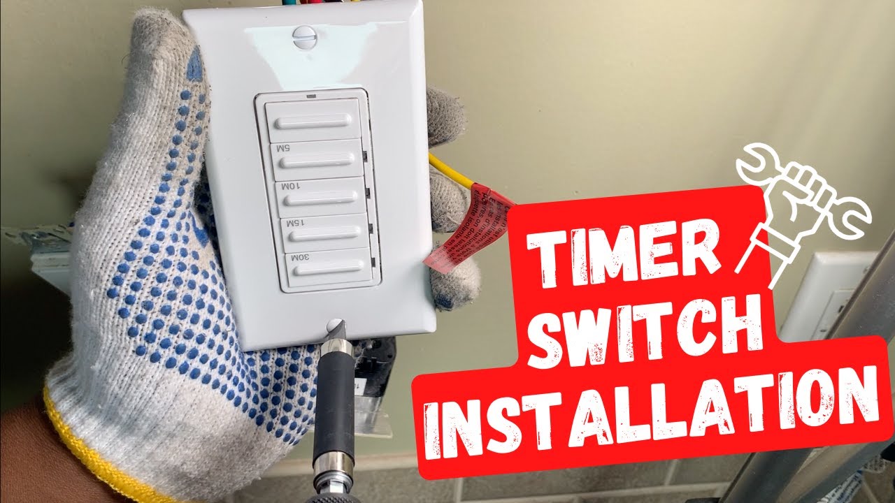 Timer Switch Replacement | Timer Switch Installation - YouTube